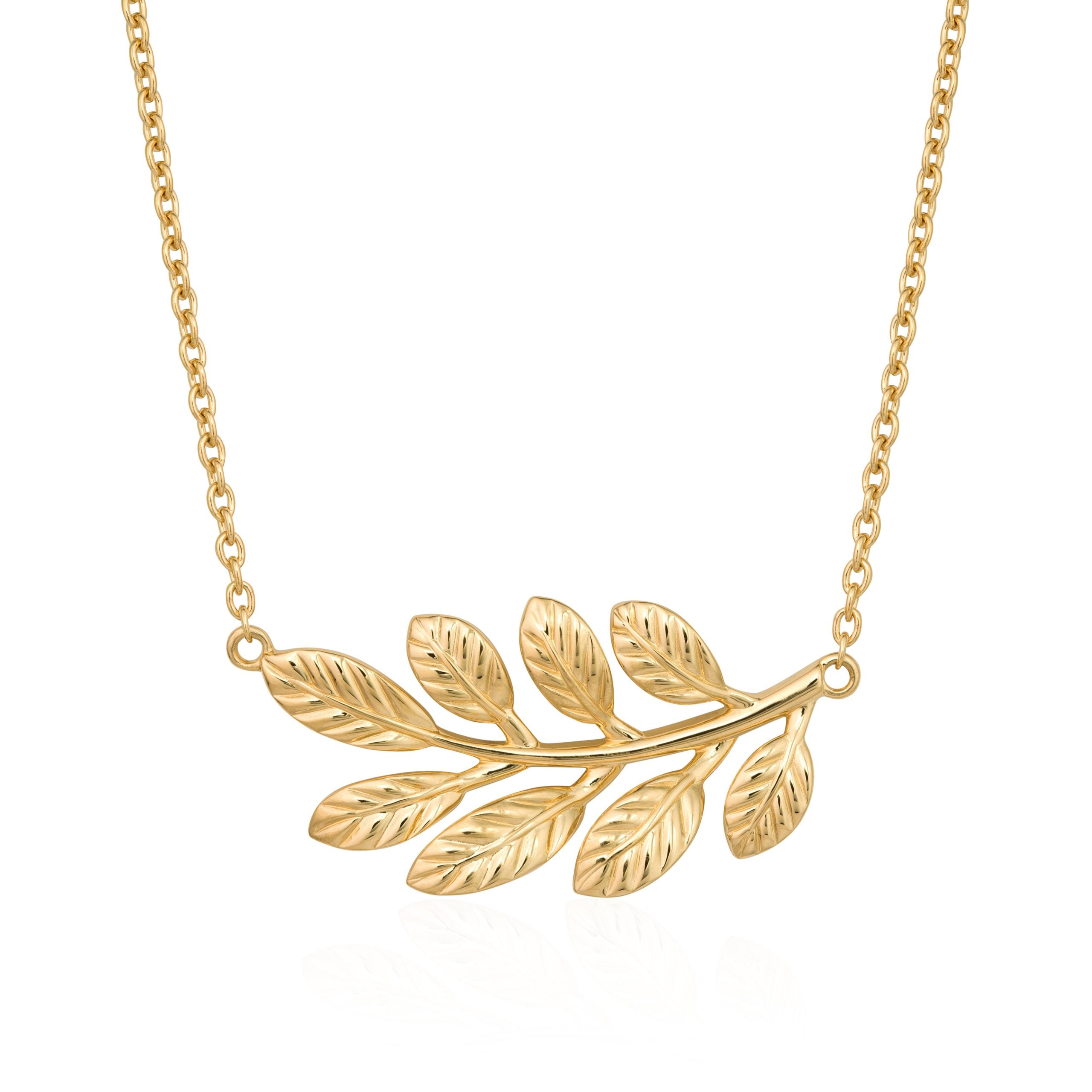 Laurel Leaf Necklace – Gemma J
